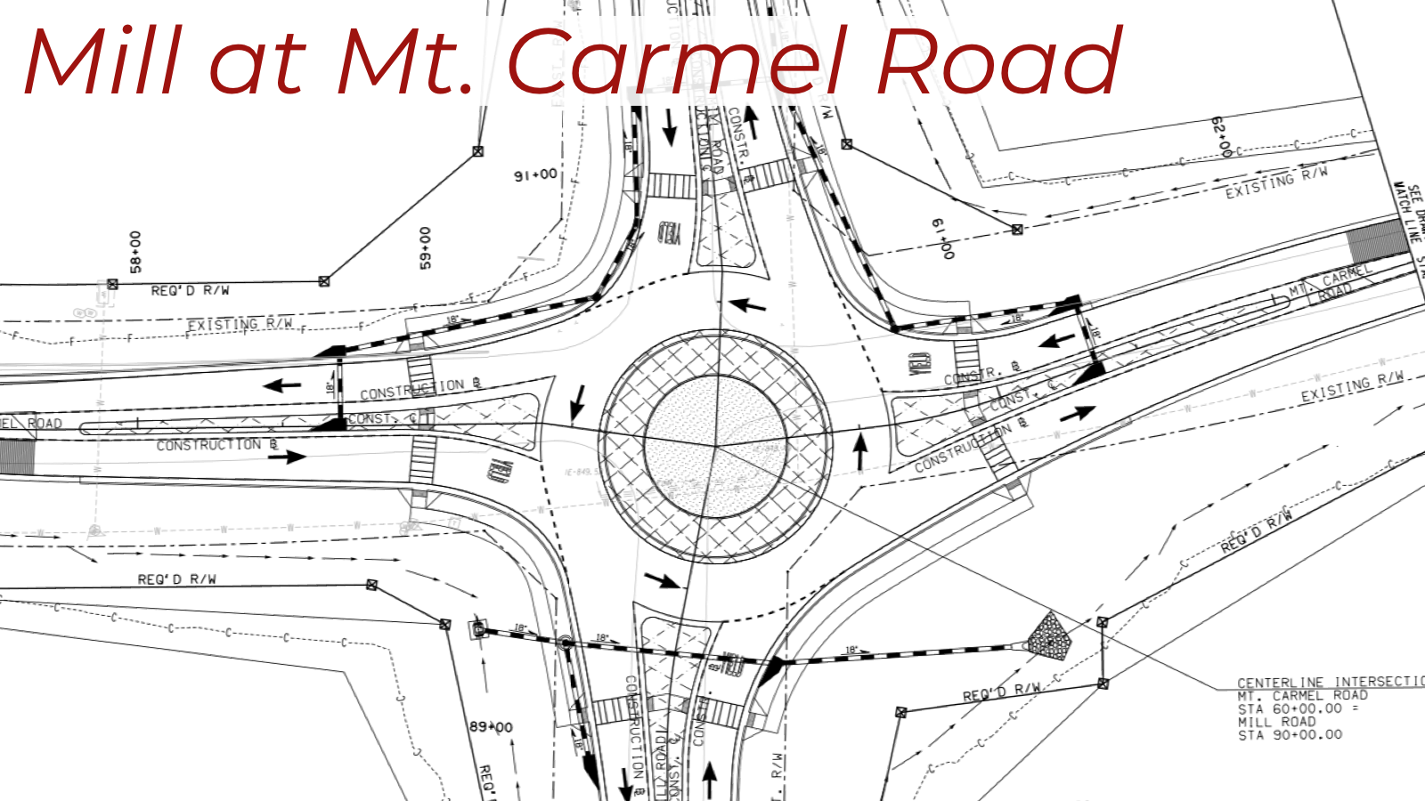 Mill Road roundabout accepting construction bids