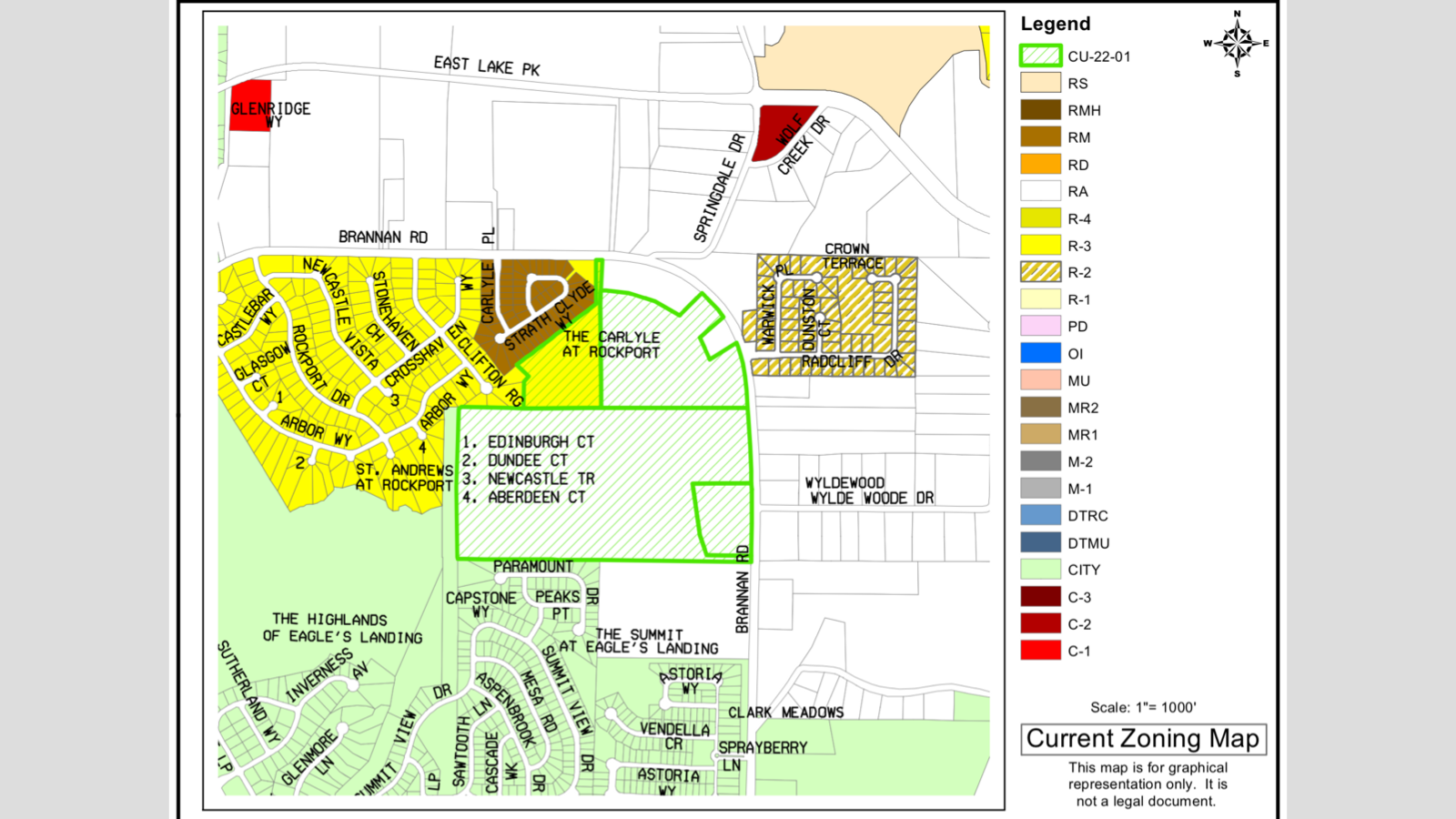 Brannan Road & Walker Drive requests to present to zoning board