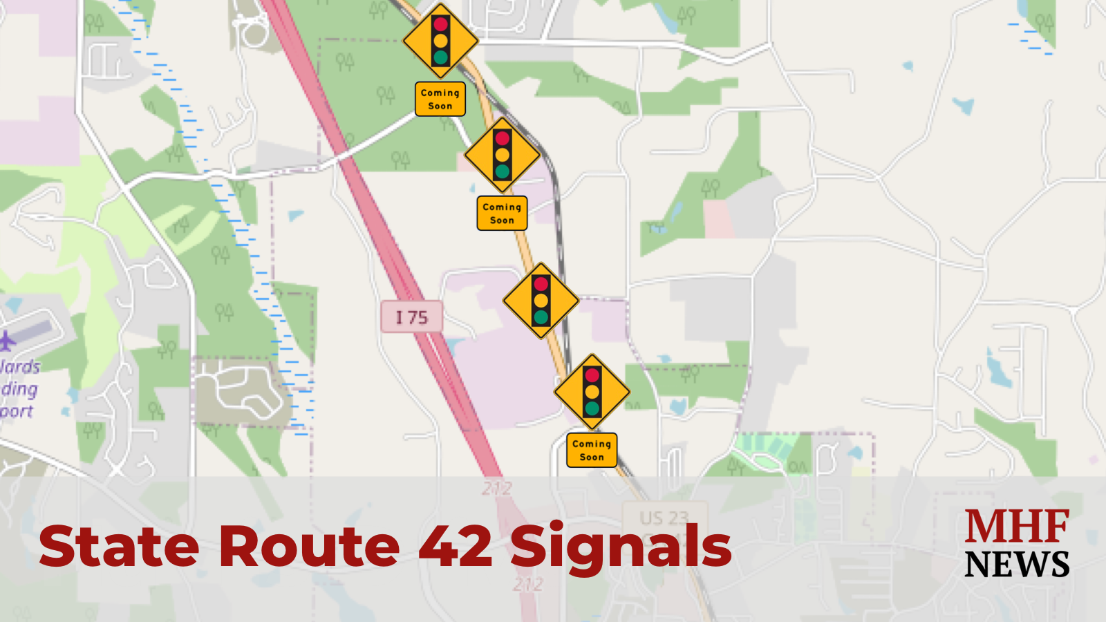 State Route 42 Traffic Signals update in Locust Grove