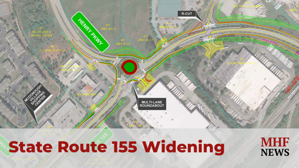 Georgia DOT Shares Concept for the State Route 155 Widening