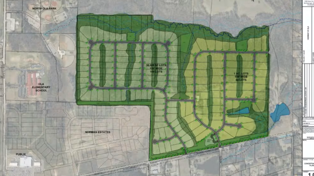 New Acre-Lot Subdivision Approved on Highway 81 in Ola