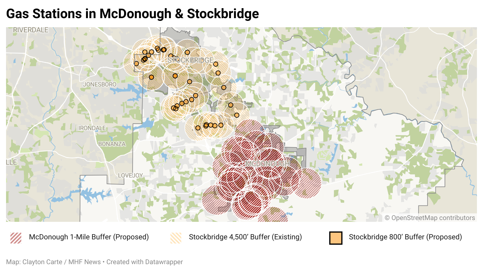 A Gas Station Distance Buffer? Two Cities to Consider It in Near Future