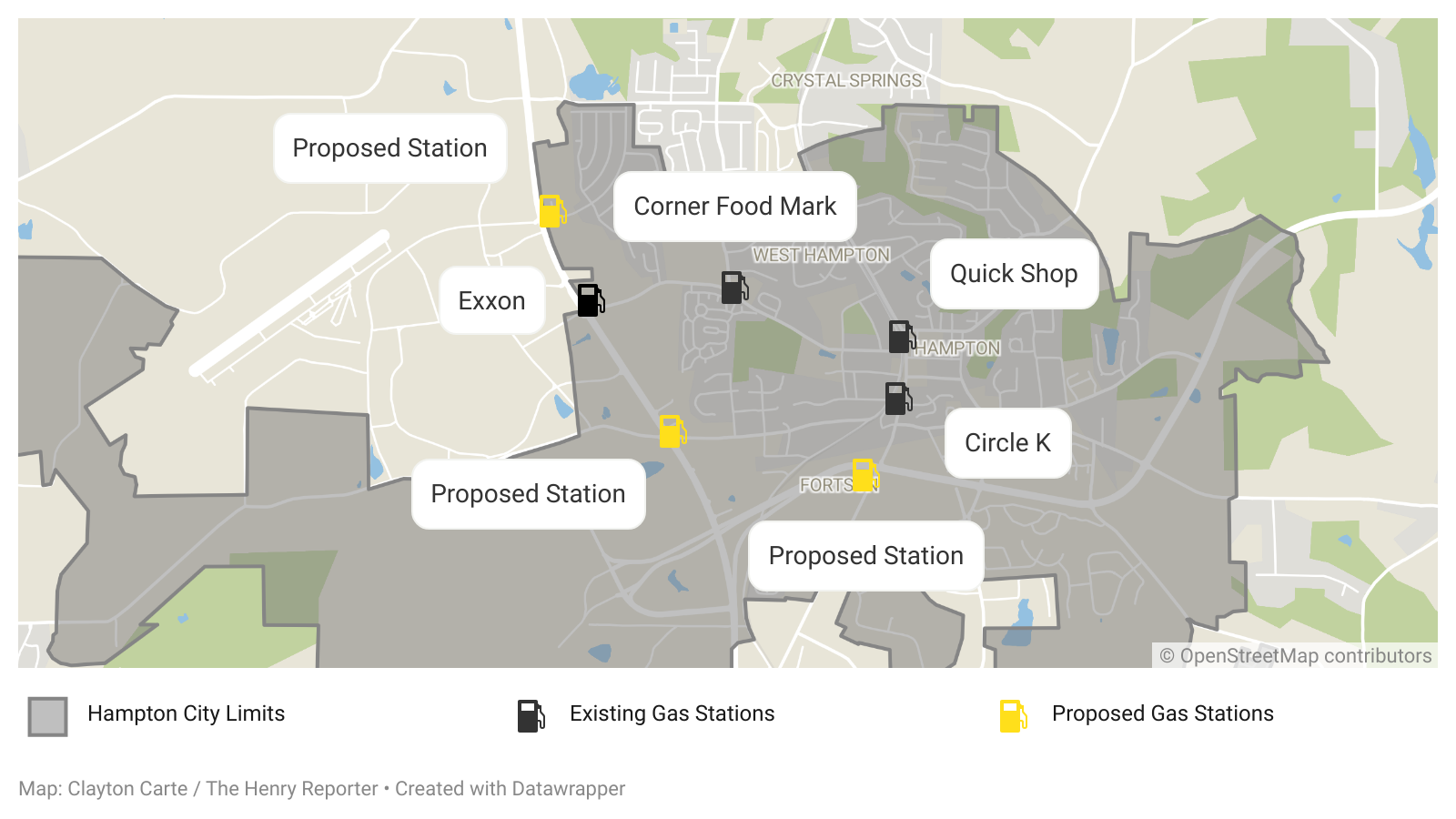 Gas Station Moratorium for 90 Days Passed in Hampton
